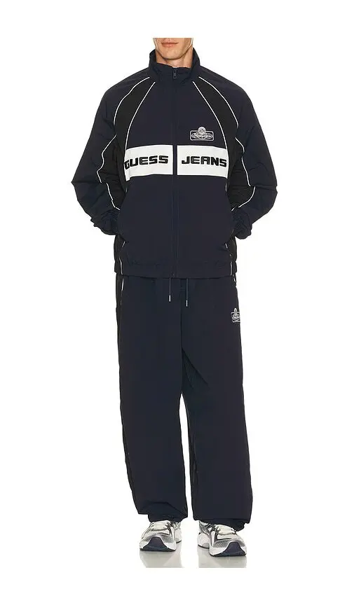 Guess Crinkle Nylon Track Jacket