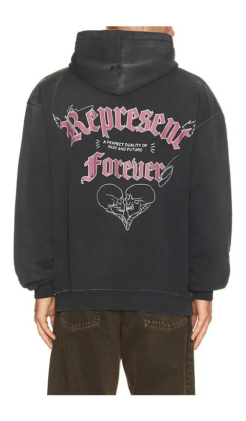 REPRESENT Duality Hoodie In Black