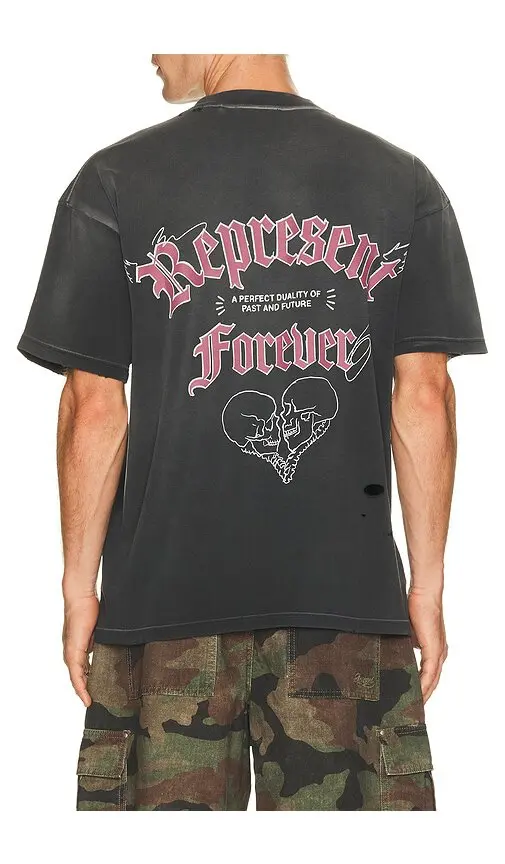 REPRESENT Duality Tee In Black