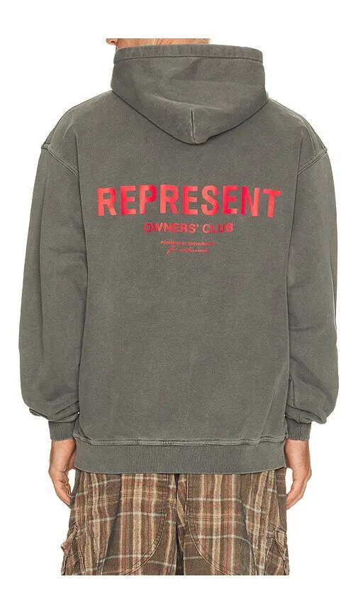 REPRESENT Owners Club Hoodie In Black