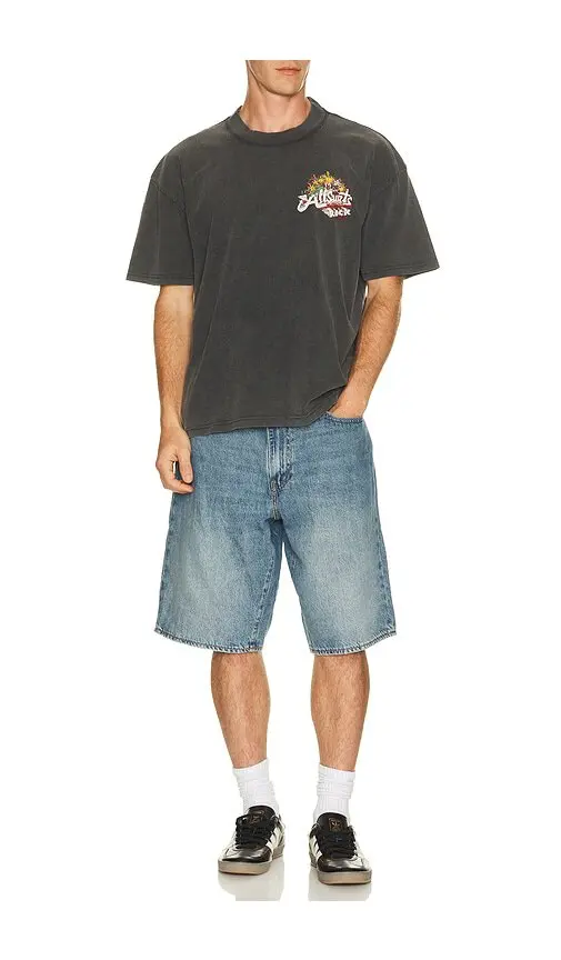 ALLSAINTS Roque Crew Neck Tee In Black