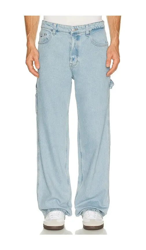 Tommy Hilfiger Jaimie Relaxed Carpenter Jeans In Blue - Light Denim