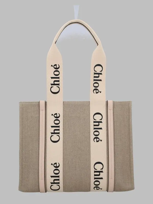 Chloé Woody Tote Bag - Cream