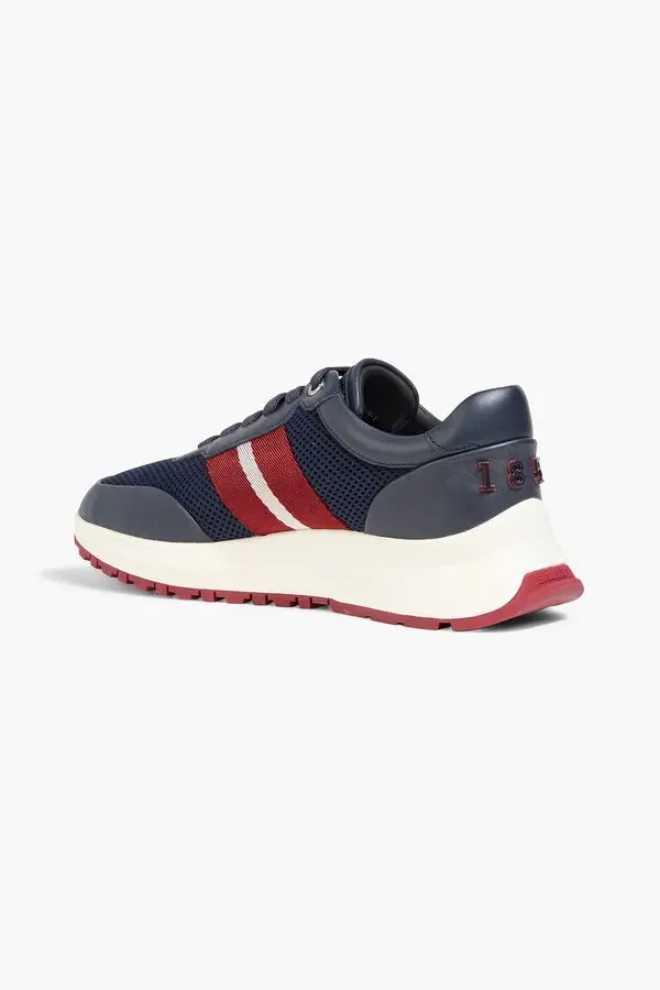 Bally Daryn Mesh And Leather Sneakers