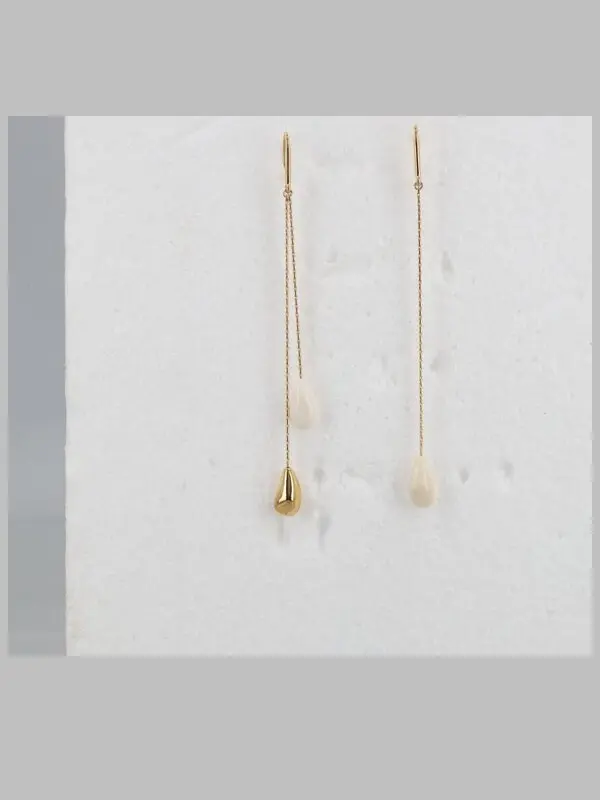 Isabel Marant Étoile Asymmetric Pendant Earrings - Gold