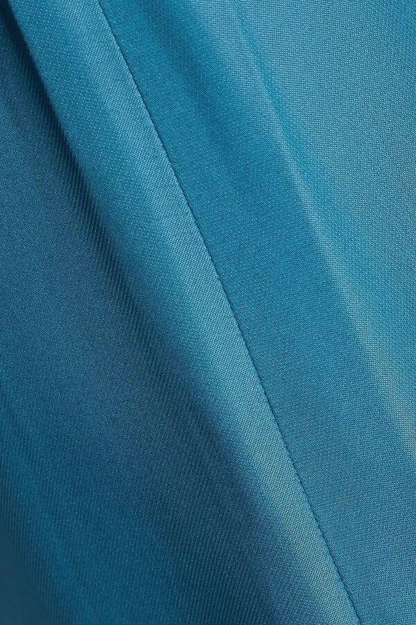 Nina Ricci Pleated Satin Skirt