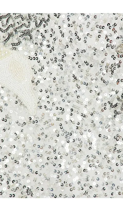 LESLIE AMON Embellished Mini Dress