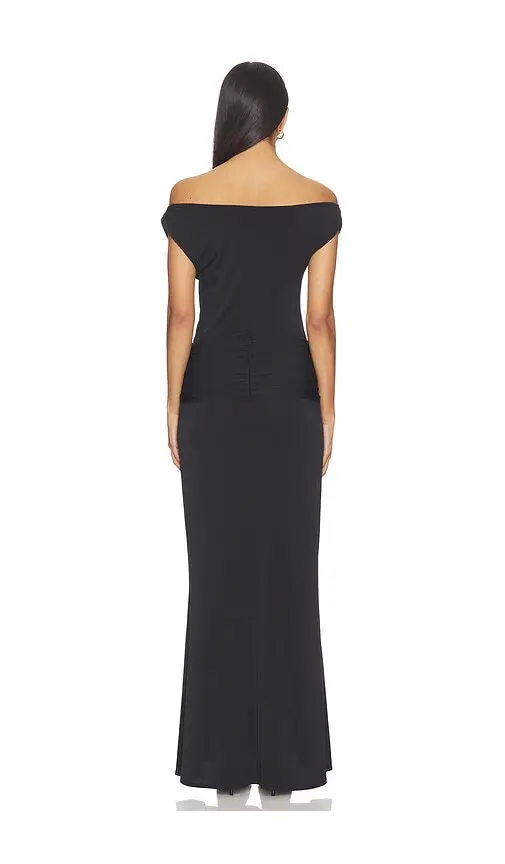 Show Me Your Mumu Winona Wrap Maxi Dress - Black