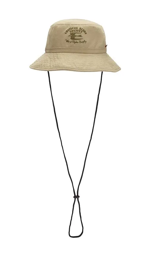 CRITICAL SLIDE Green Bush Hat In Green - Fatigue