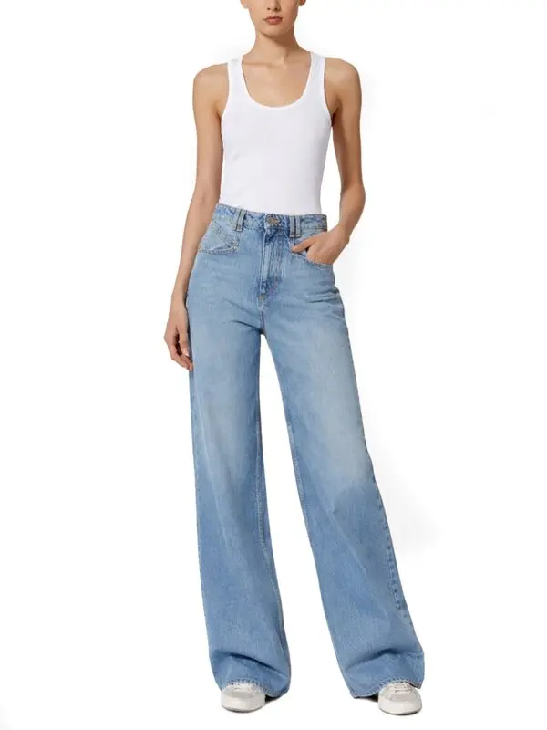 Isabel Marant Étoile Lemony Wide Leg Jeans - Blue
