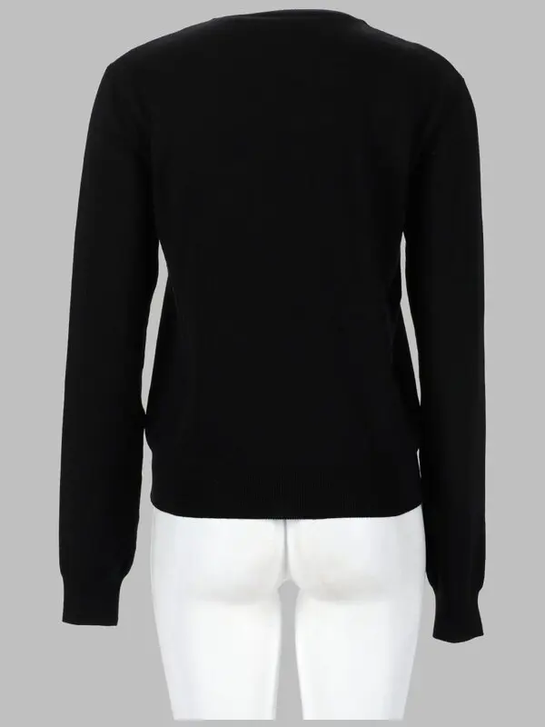 Moschino Teddy Bear Print Wool Sweater