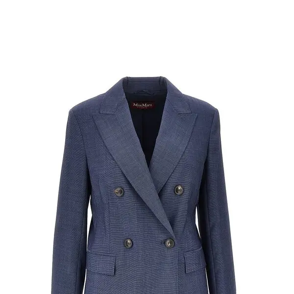 Max Mara Virgin Wool Double-breasted Jacket