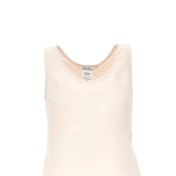 Max Mara Silk Cady Top With Embroidery - Pink