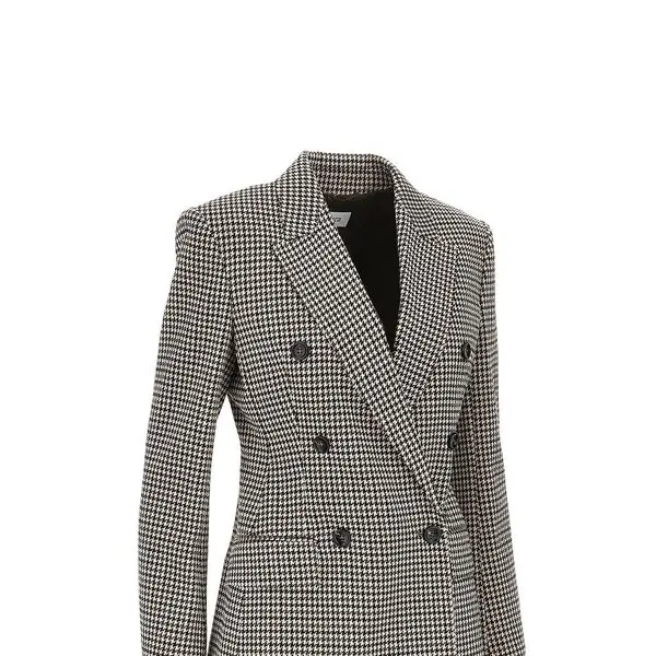 Max Mara Houndstooth Double-breasted Jacket