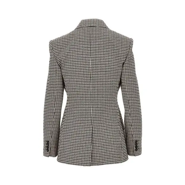 Max Mara Houndstooth Double-breasted Jacket