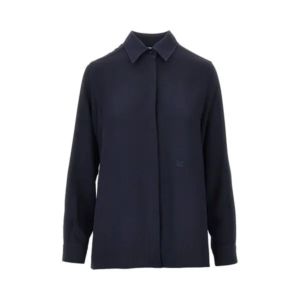 Max Mara Silk Cady Shirt - Blue