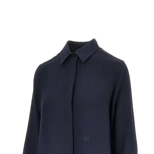Max Mara Silk Cady Shirt - Blue