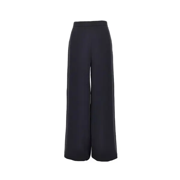 Max Mara Cady Wide-leg Pants - Blue