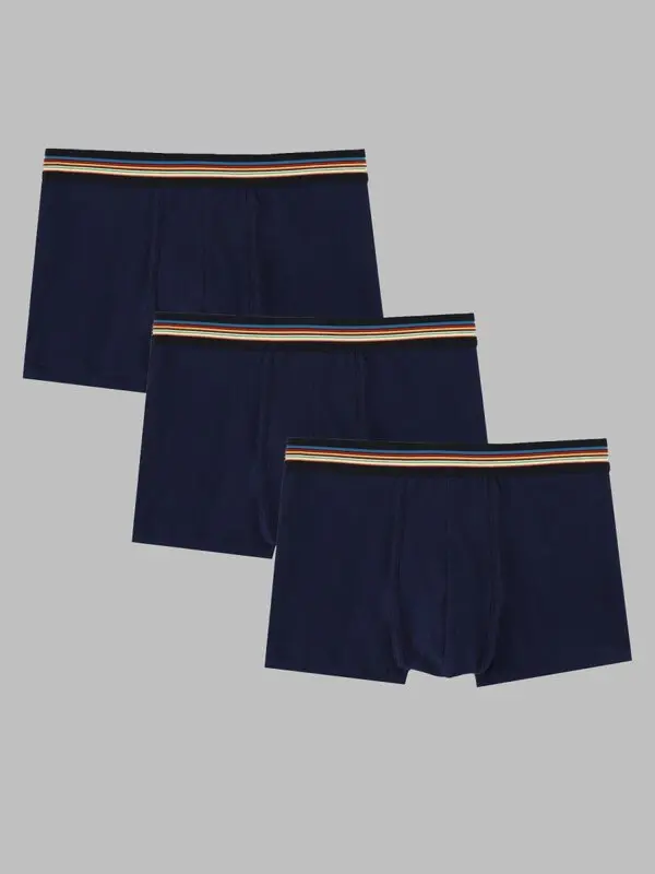Paul Smith 3-pack Boxer In Cotone - Blue