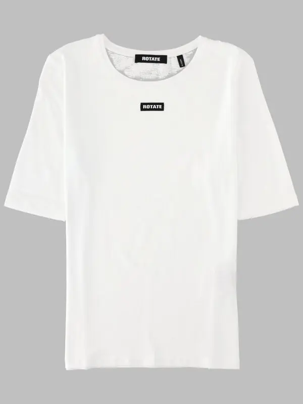 ROTATE BY BIRGER CHRISTENSEN Slim Fit T-shirt - White