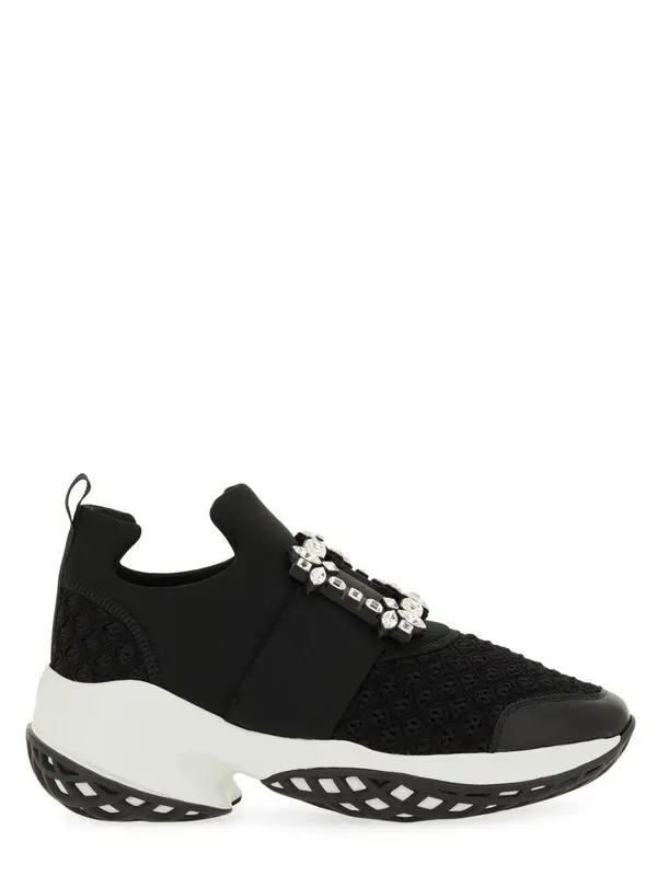 ROGER VIVIER Viv Run Sneakers - Black