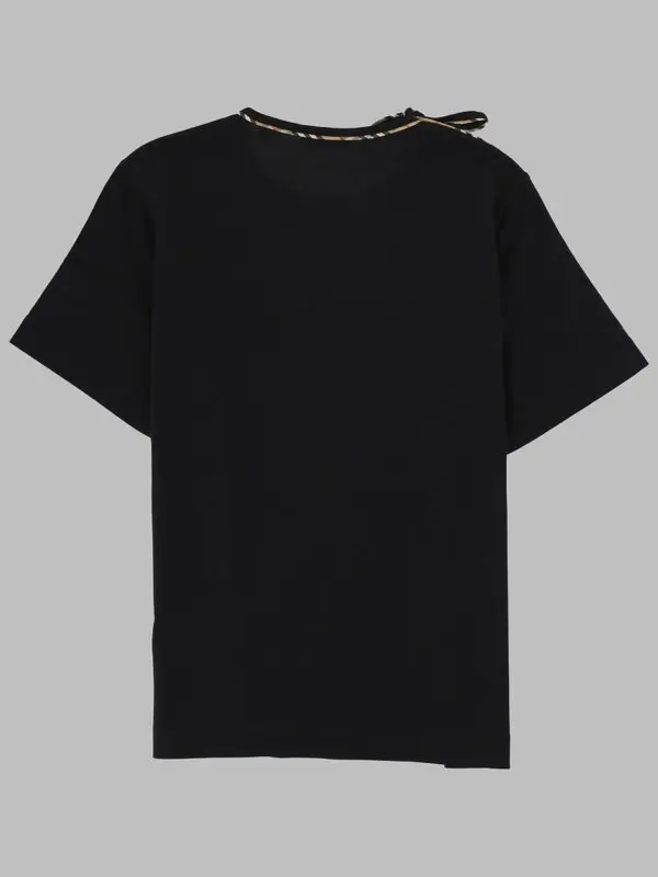 Burberry T-shirt In Cotone Con Fiocco