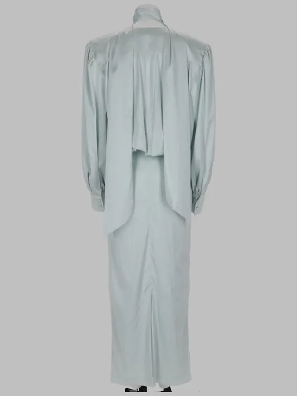 ROTATE BY BIRGER CHRISTENSEN Midi Satin Dress