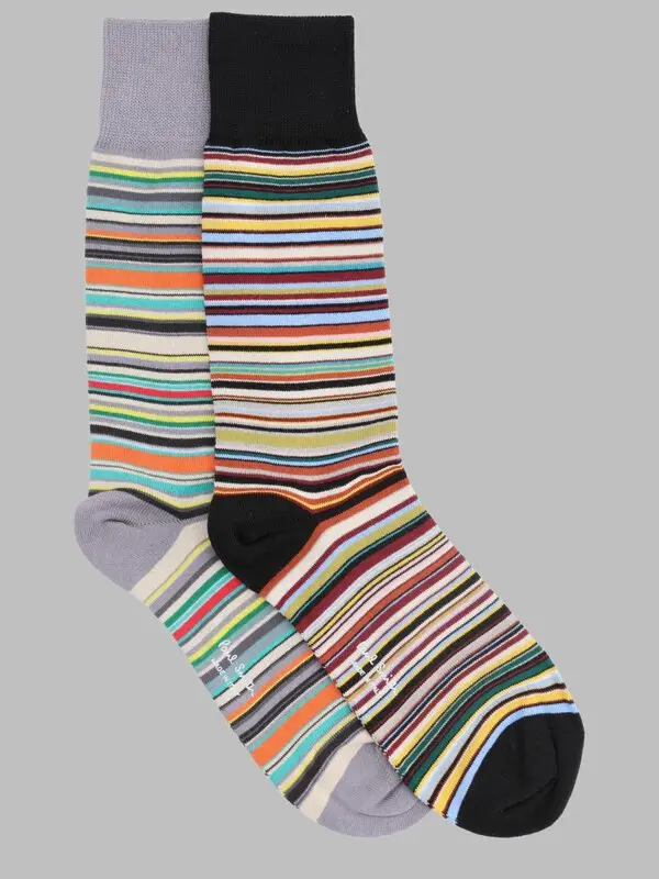 Paul Smith Signature Stripe Sock Two-pack - Multicolor