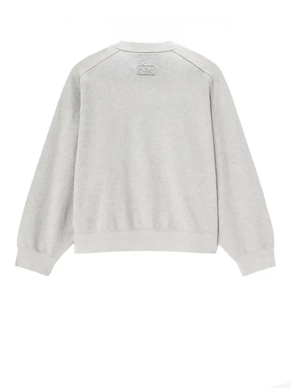 GANNI Logo Sweatshirt - Gray
