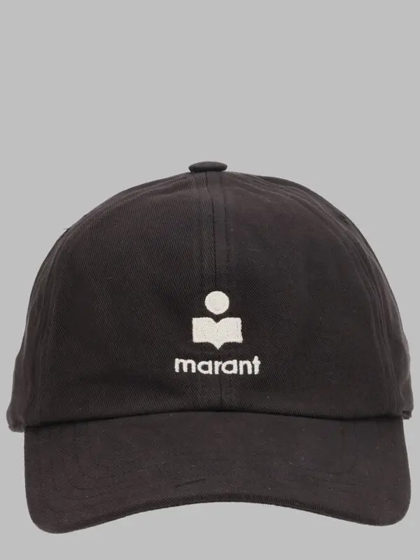 Isabel Marant Étoile Tomas Baseball Cap With Logo - Black