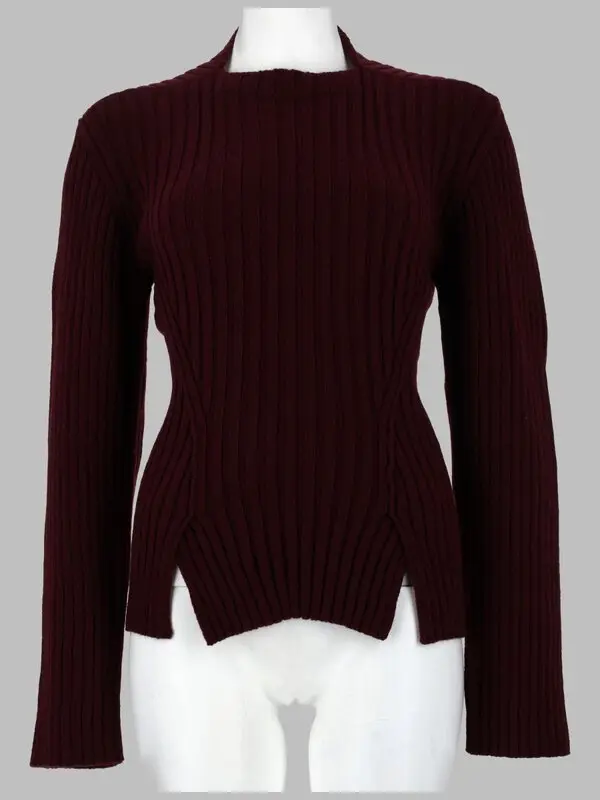 Victoria Beckham Ribbed Knit Sweater - Multicolor