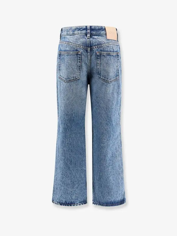 Loewe Denim Jeans With Embroidered Logo