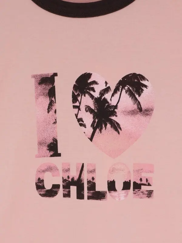 Chloé Cotton Tshirt With Print