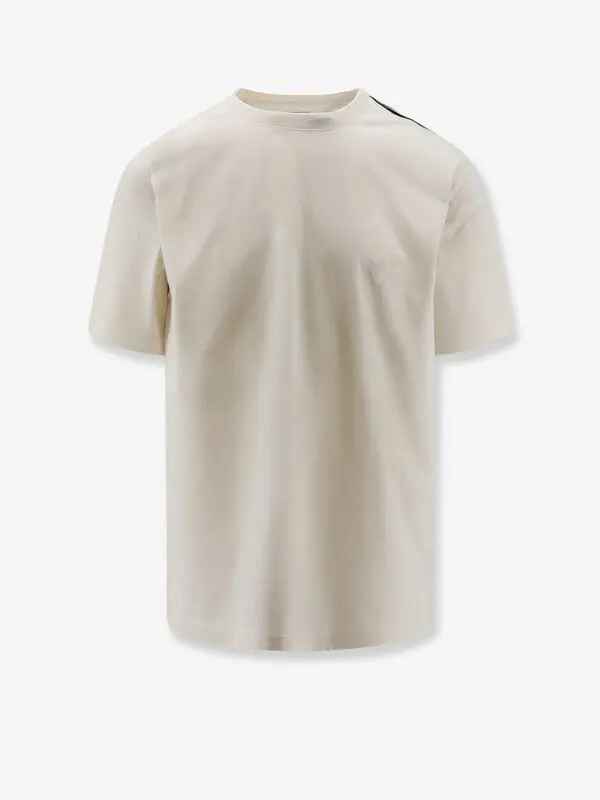 ADIDAS Y-3 Cotton Tshirt With Iconic Details - White