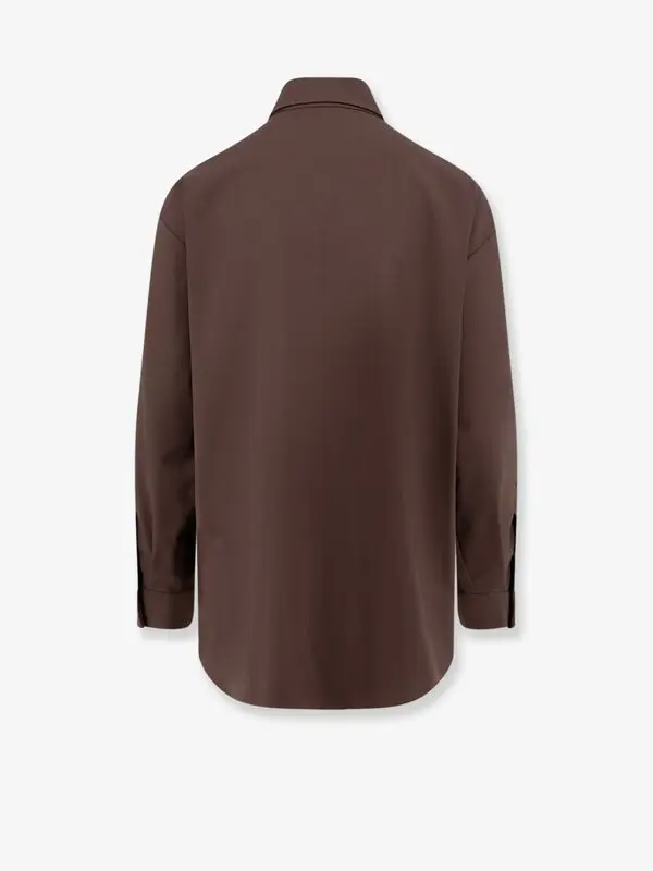 ALYSI Stretch Virgin Wool Shirt