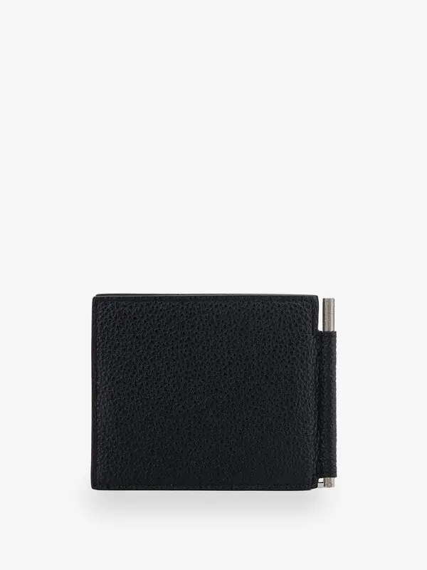 TOM FORD Leather Card Holder With Front Logo