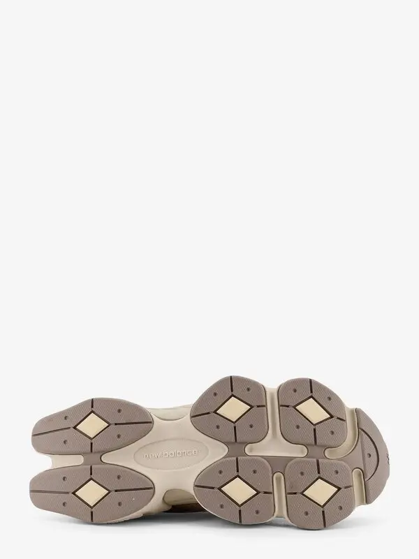 NEW BALANCE 9060 Low-top Mesh And Suede Sneakers - Beige