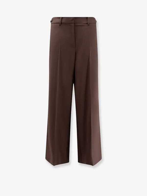 ALYSI Stretch Virgin Wool Trousers