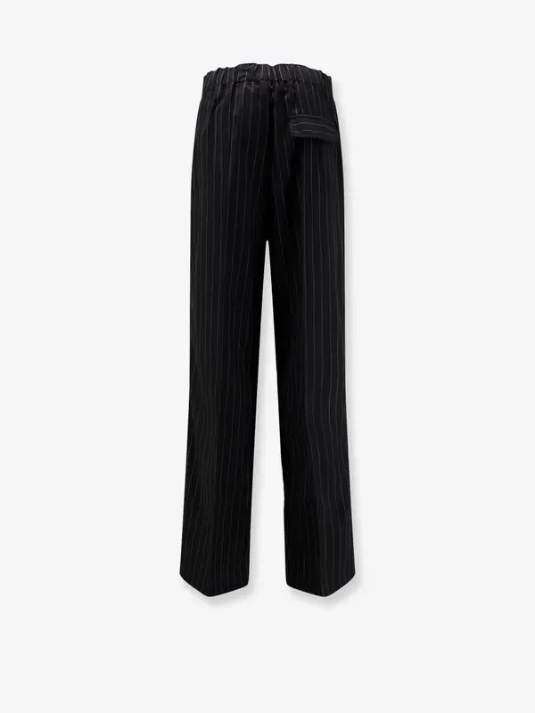 SEMICOUTURE Virgin Wool And Viscose Trousers
