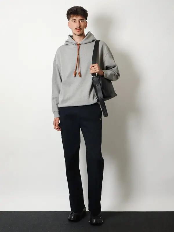 Loewe Denim Trousers With Contrasting Embroidered Logo - Blue