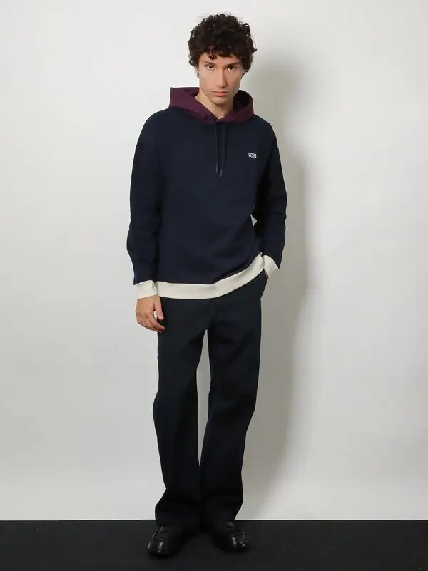 Loewe Denim With Contrasting Embroidered Logo