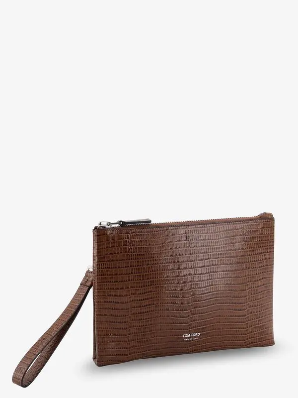 TOM FORD Leather Clutch