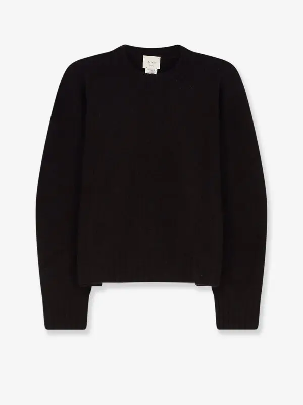 ALYSI Merino Wool And Cashmere Blend Sweater - Brown