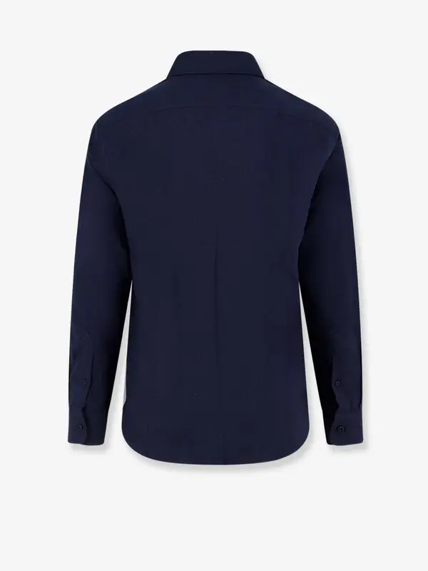 Brunello Cucinelli Cotton And Lyocell Shirt