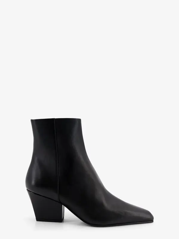 Paris Texas Jane Ankle 60 Leather Boots - Black