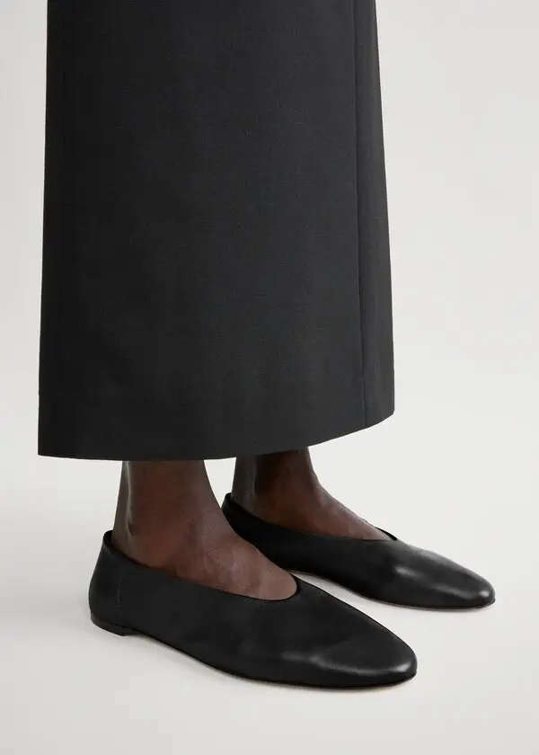 TOTEME Slip Nappa Ballerinas