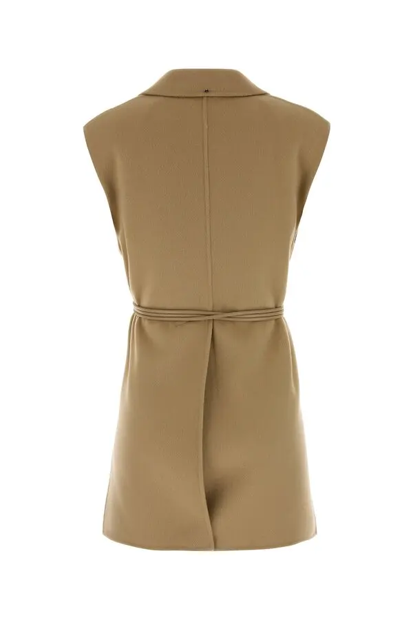Sportmax Beige Wool Rapido Vest