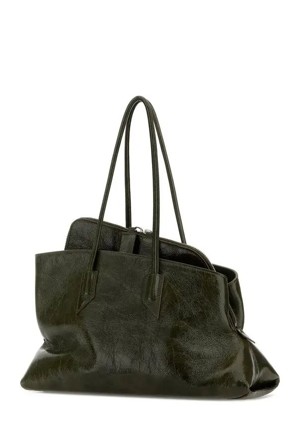Attico Medium La Passeggiata Shoulder Bag - Green