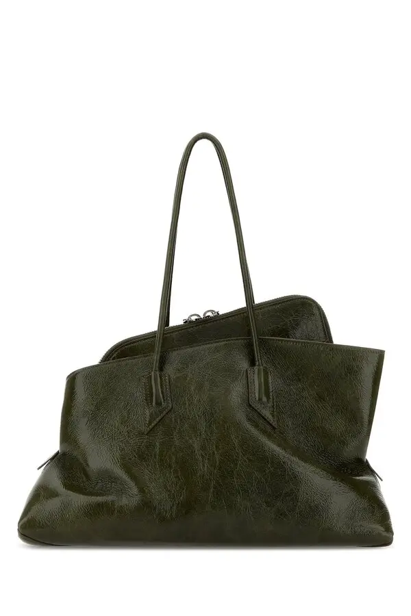 Attico Medium La Passeggiata Shoulder Bag - Green