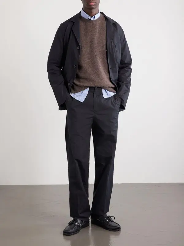 A.p.c. Dylan Straight-leg Cotton-poplin Trousers